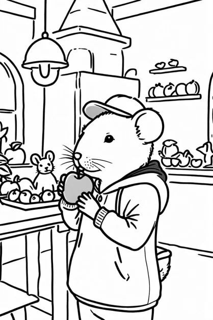 Ratoncito Pérez para colorear: descarga gratis nuestro dibujo