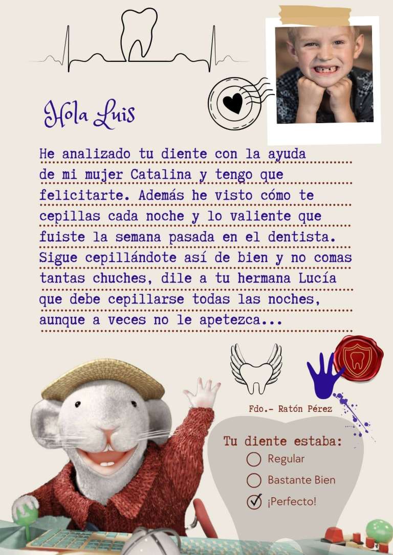 Carta al Ratoncito Pérez gratis para imprimir: ¡Llena de magia!